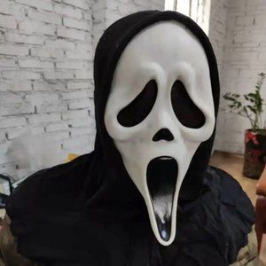 Holiday | Halloween Mask Demon Screaming Ghostface Mask Funny Death ...